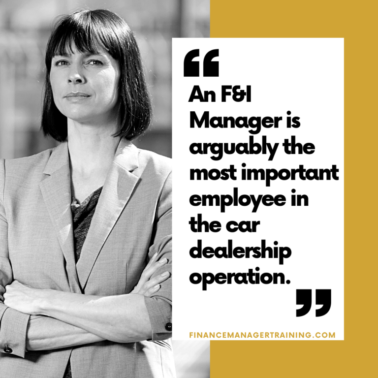 Automotive Finance Manager Training in Canada - Finance Manager Training